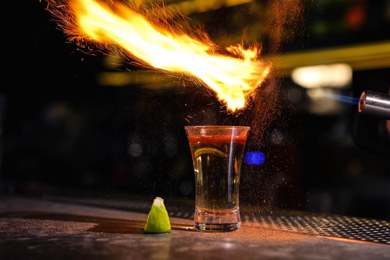 2 Flaming Shots to Set the Party on Fire - Olmeca